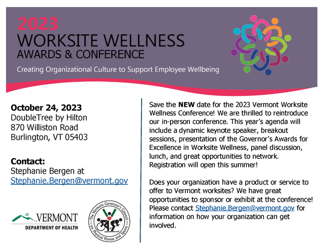 Worksite Wellness | Vermont Department of Health